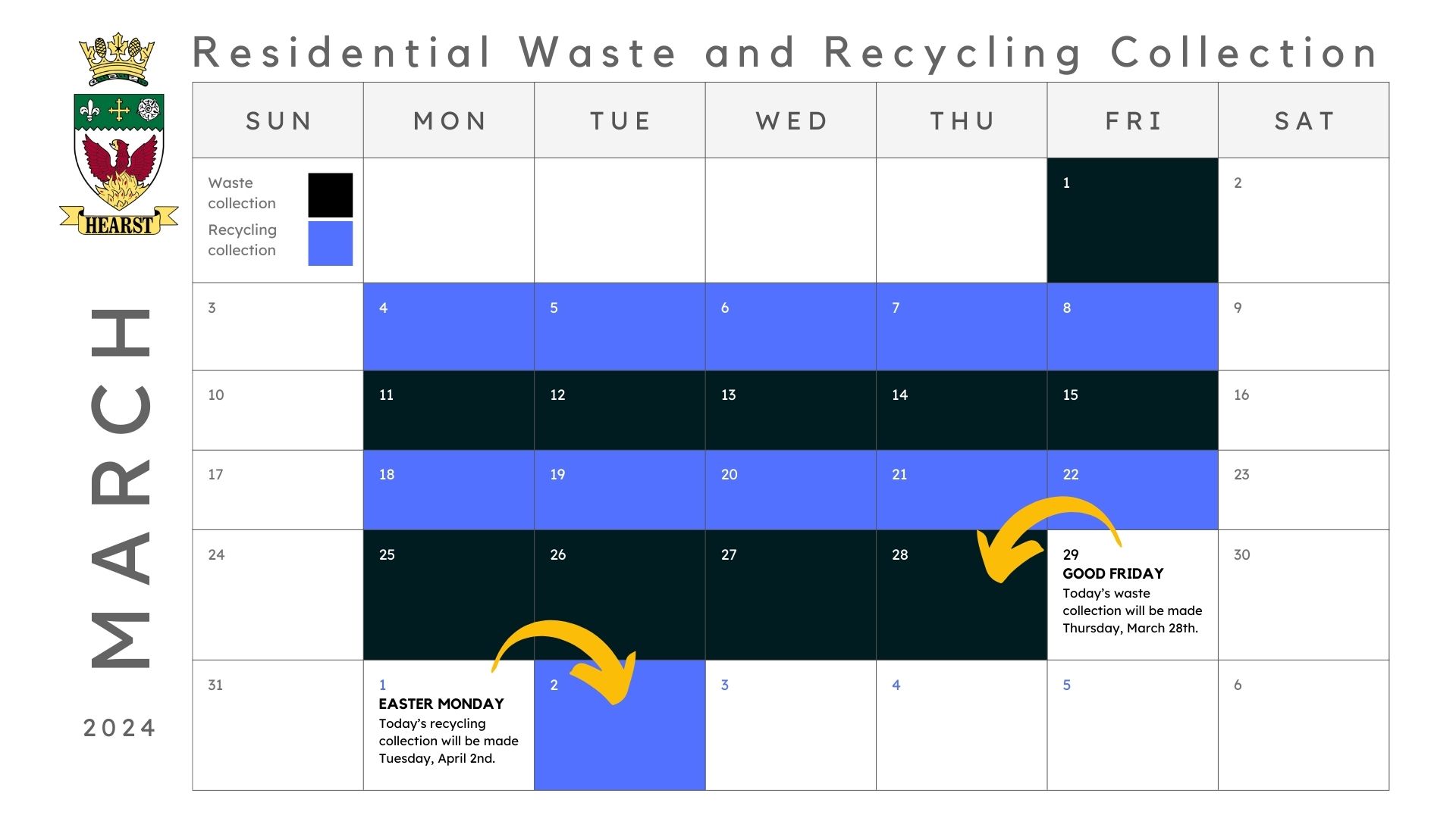 Residential Waste and Recycling Collection – Hearst