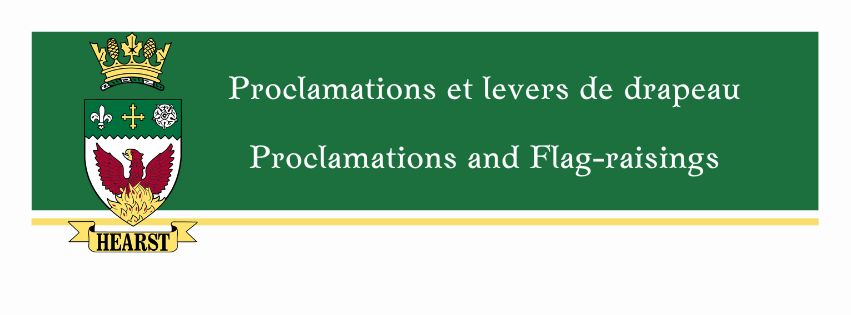 PROCLAMATIONS AND FLAG-RAISINGS – Hearst